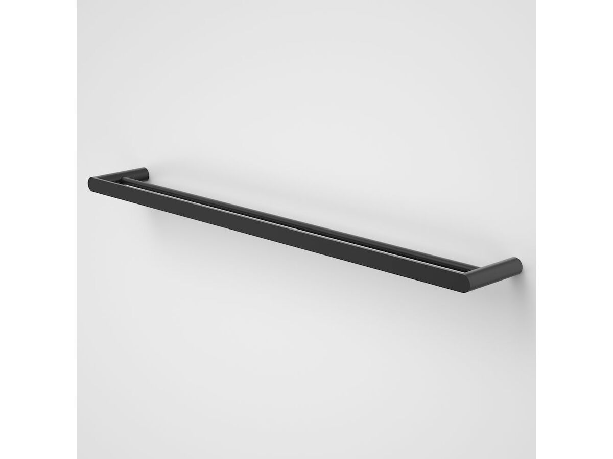 Caroma Urbane II Double Towel Rail Matte Black from Reece Caroma Urbane II Double Towel Rail Matte Black from Reece