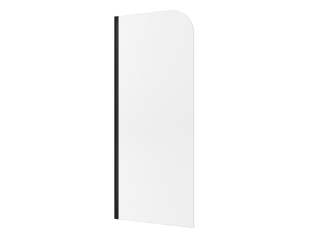 Kado Lux Frameless Curved Left Fluted Panel with Wall Channel 900mm ...