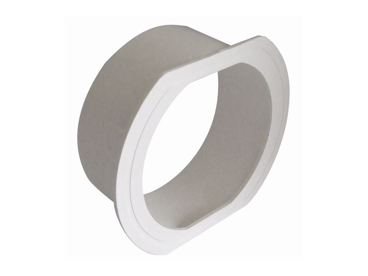 Gutter Outlet 100mm PVC Pop (Drop) from Reece