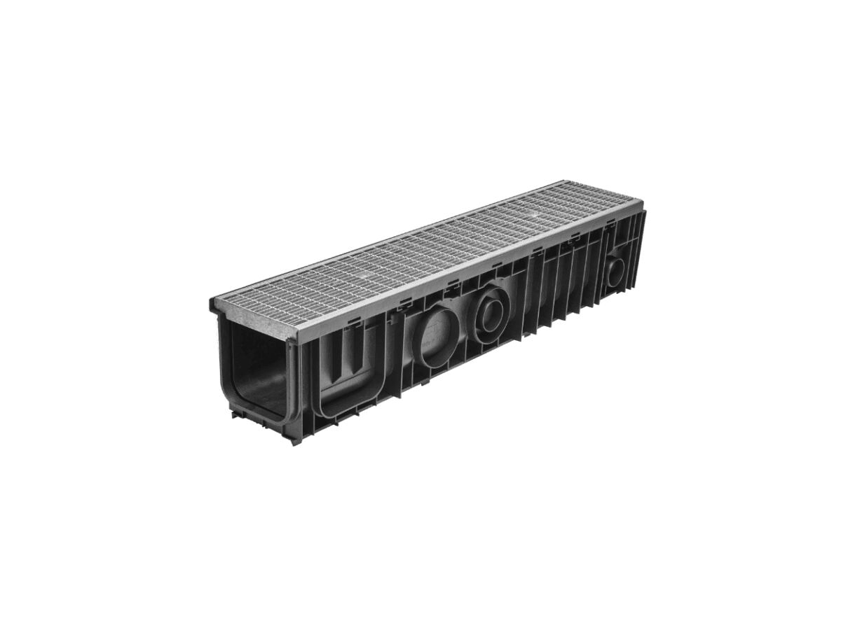 SABdrain 601 Channel with Galvanized Grate 150mm x 150mm x 1000mm from ...