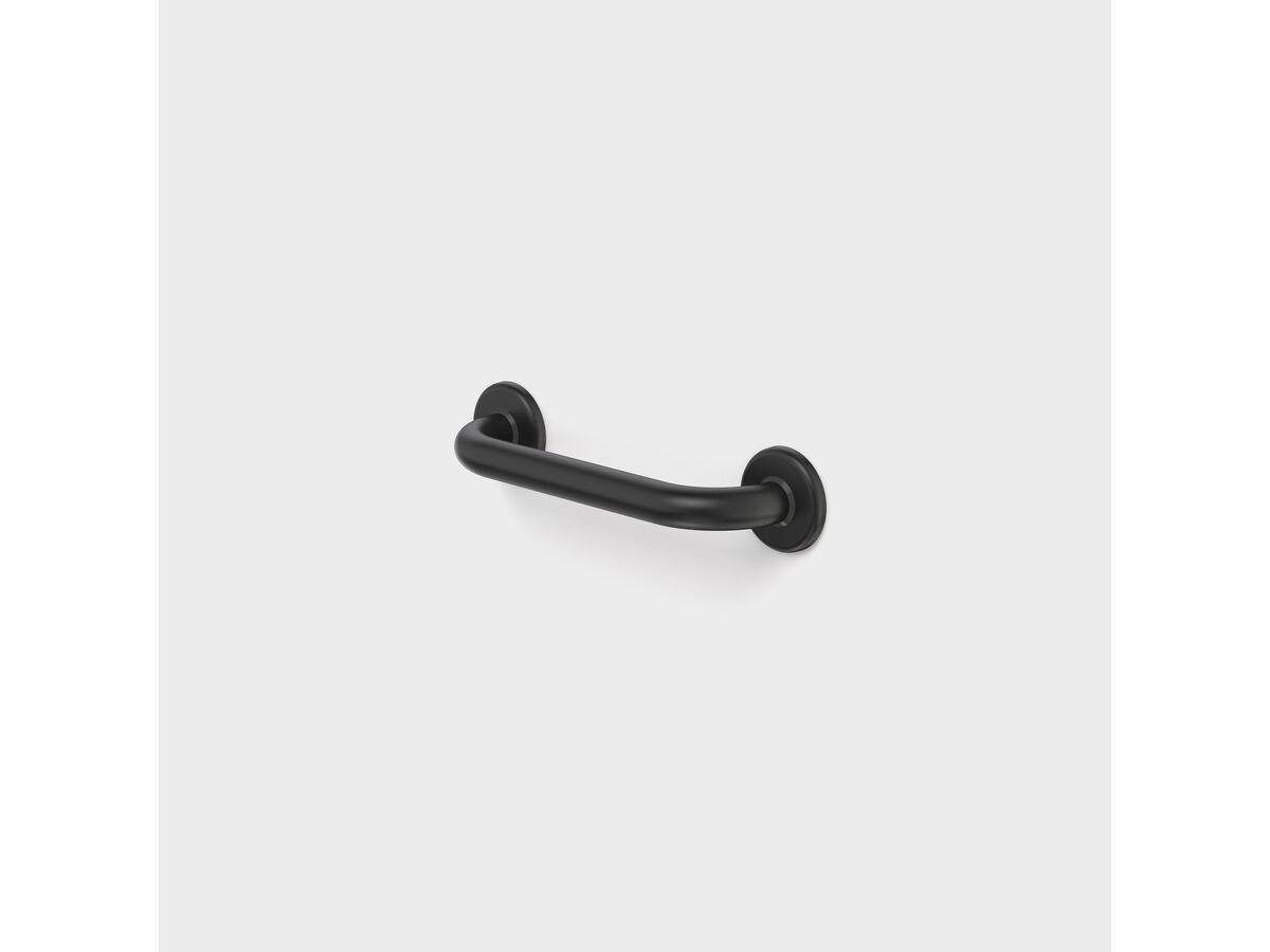 Caroma Care Support 300mm Straight Grab Rail Matte Black from Reece