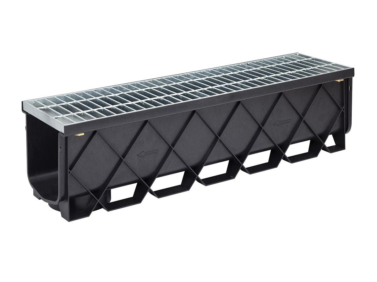1mtr Storm Masta Drain with Galvanized Grate Class B from Reece