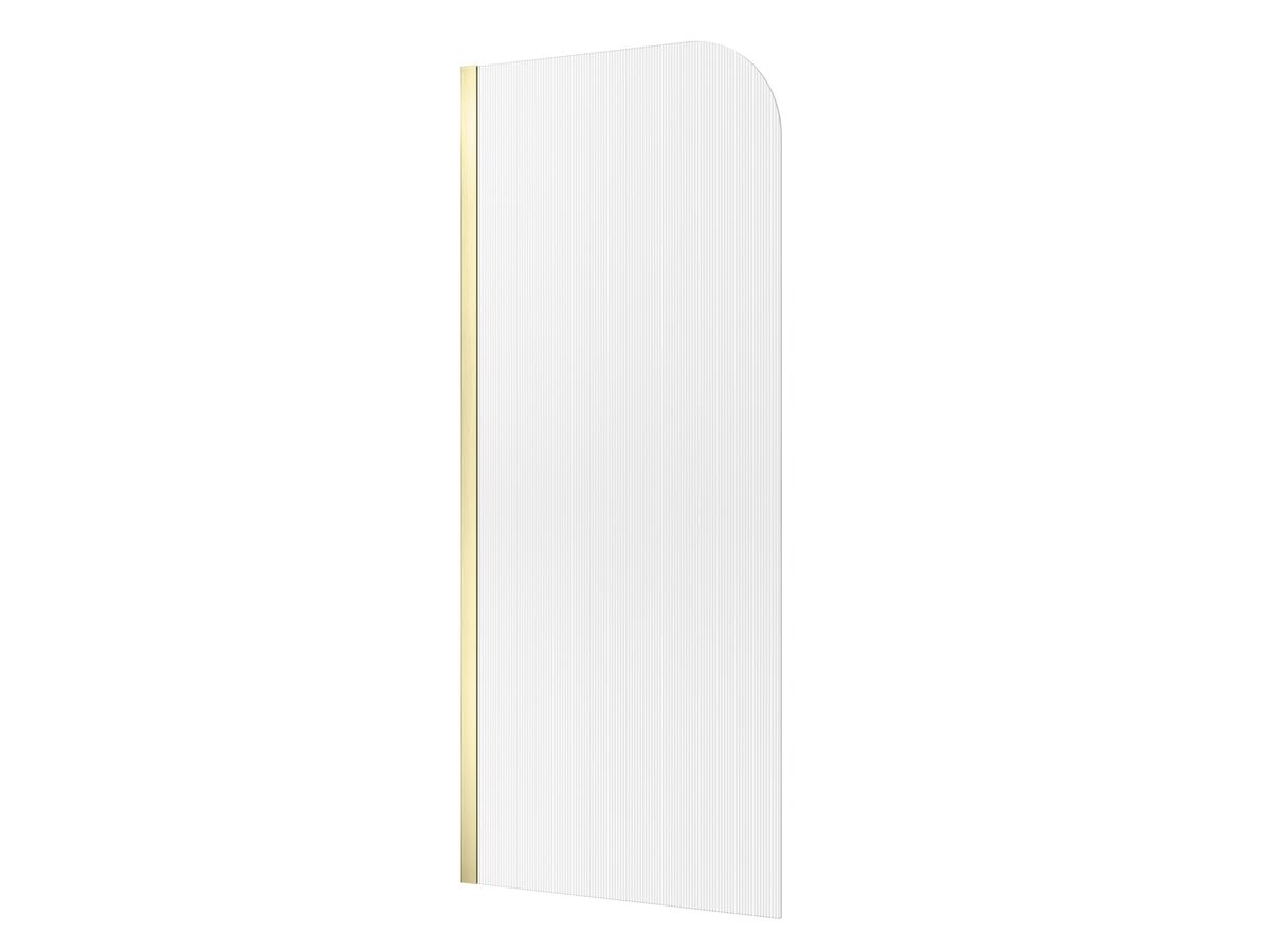Kado Lux Frameless Curved Left Fluted Panel with Wall Channel 900mm ...