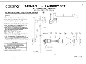 Caroma Tasman II Laundry Set Chrome (4 Star) from Reece