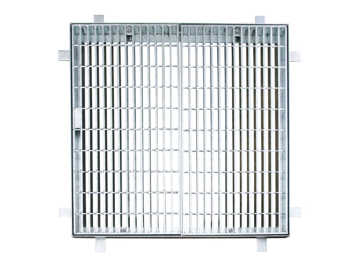 Steel Grate & Frame Galvanized 900mm x 900mm Class D from Reece