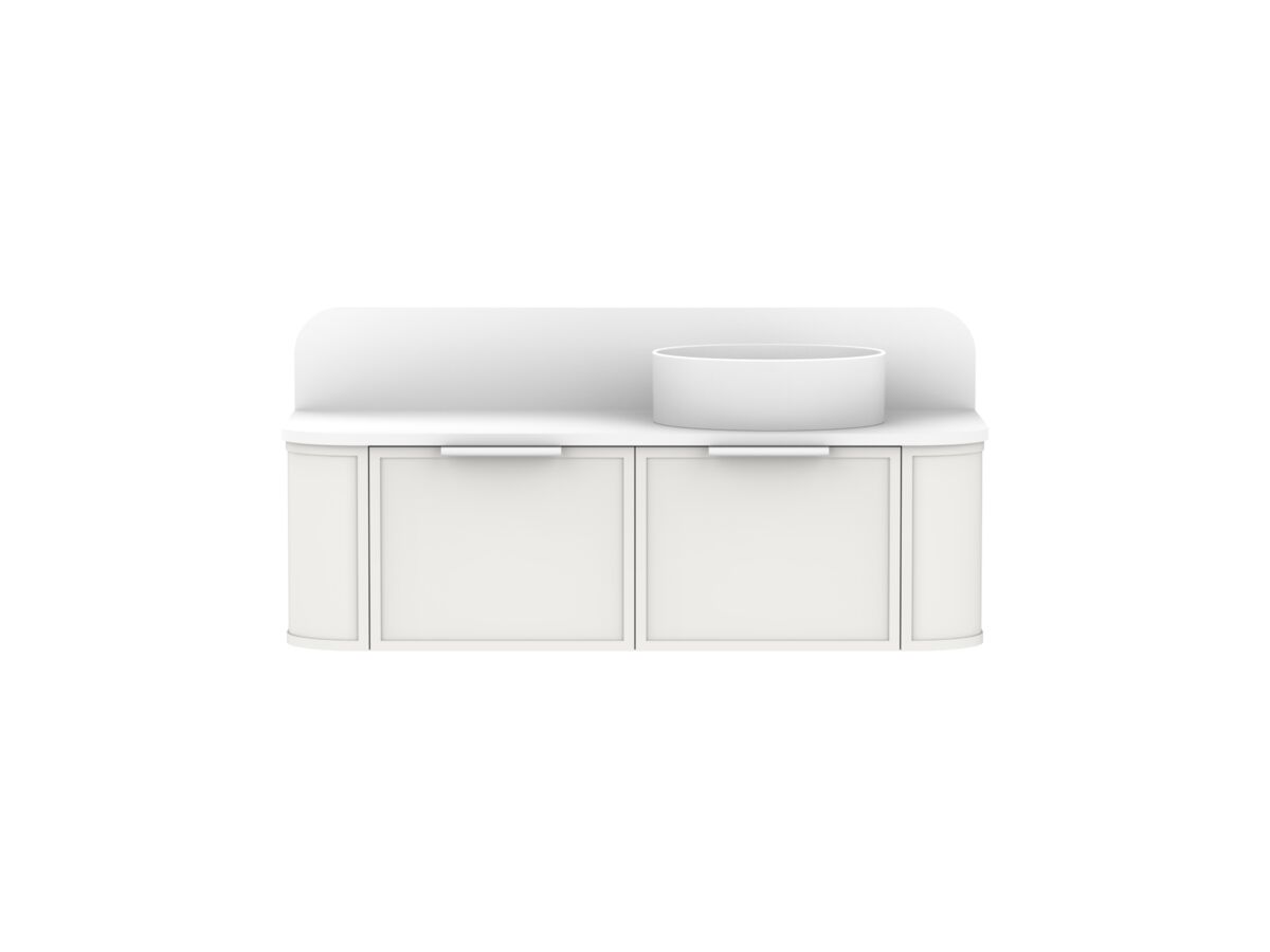 ADP Flo by Alisa & Lysandra All Drawer Wall Hung Vanity Unit Right Bowl ...