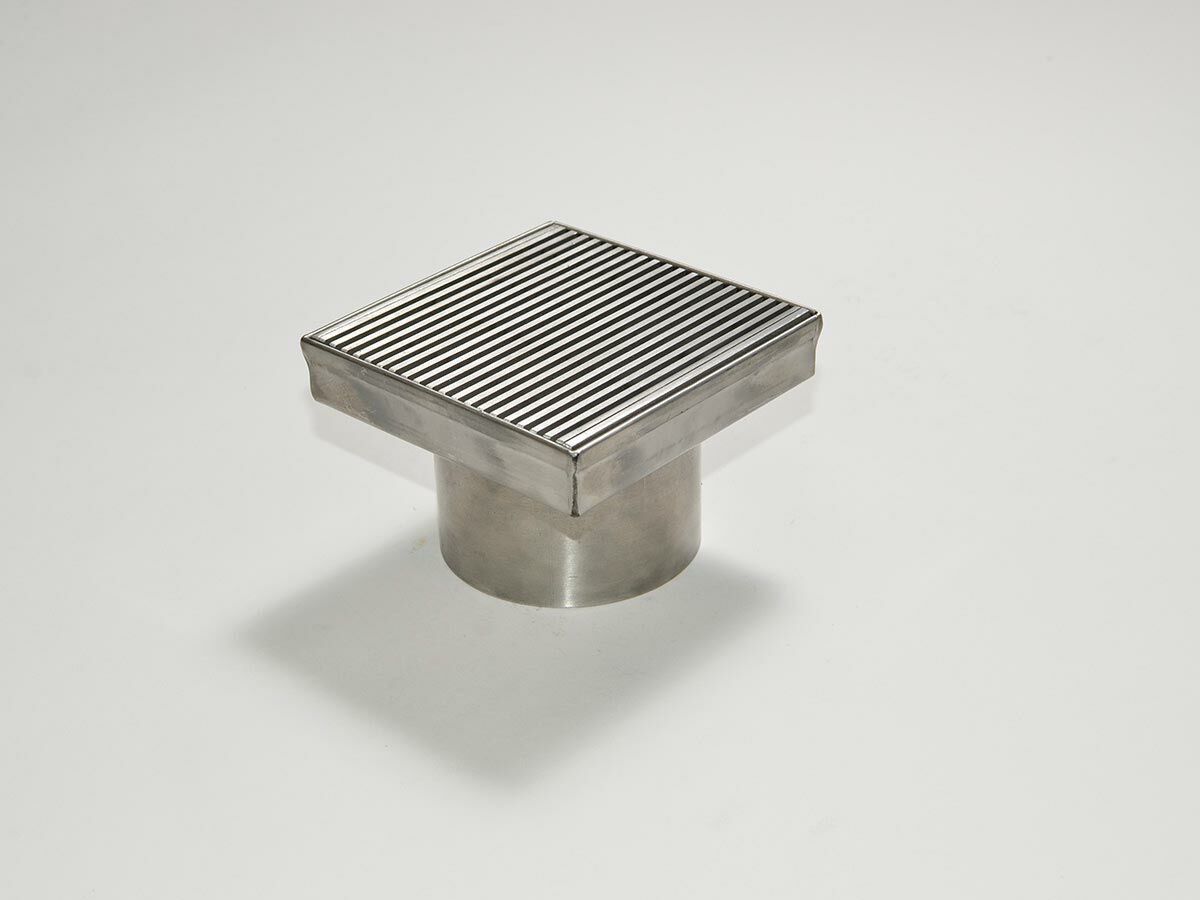Floor Waste Stainless Steel 100mm x 100mm x 20mm - 100AR 76mm from Reece