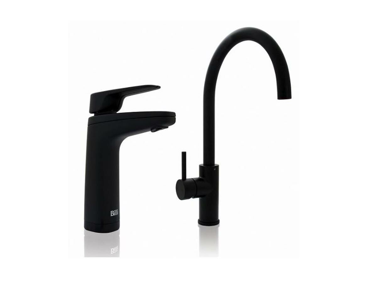Billi Quadra Plus 15 XL & Gooseneck Mixer Matte Black from Reece