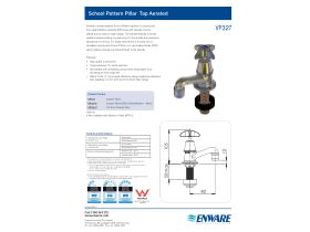 Enware Vandal Proof Pillar Tap Aerated Jumper Valve Chrome (3 Star ...