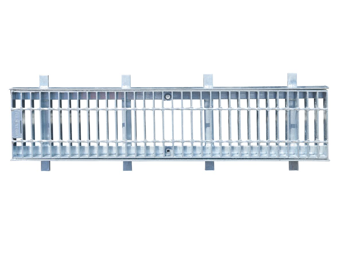Trench Grate/Frame Galvanized 300mm x 1mtr Class D from Reece