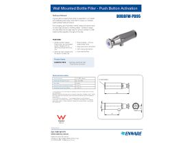 Enware Wall/M Bottle Fil - Push Button Act from Reece