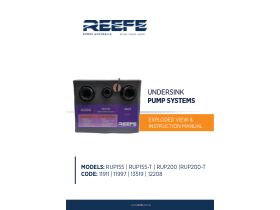 QubeX QUP200-T Undersink Lifting System with REEFE RVS200 Sullage Pump ...