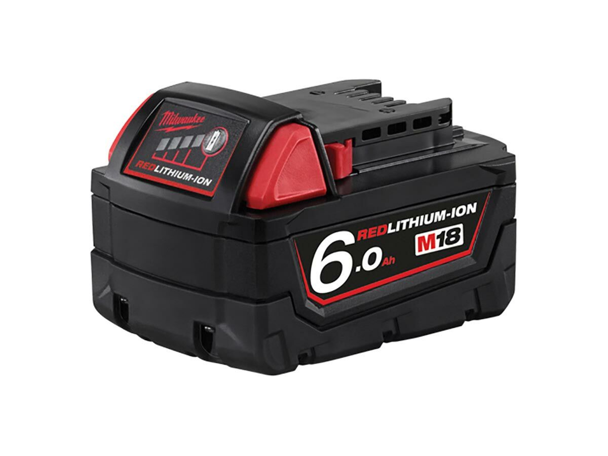 Milwaukee Red Lithium Battery 6.0AH 18V from Reece
