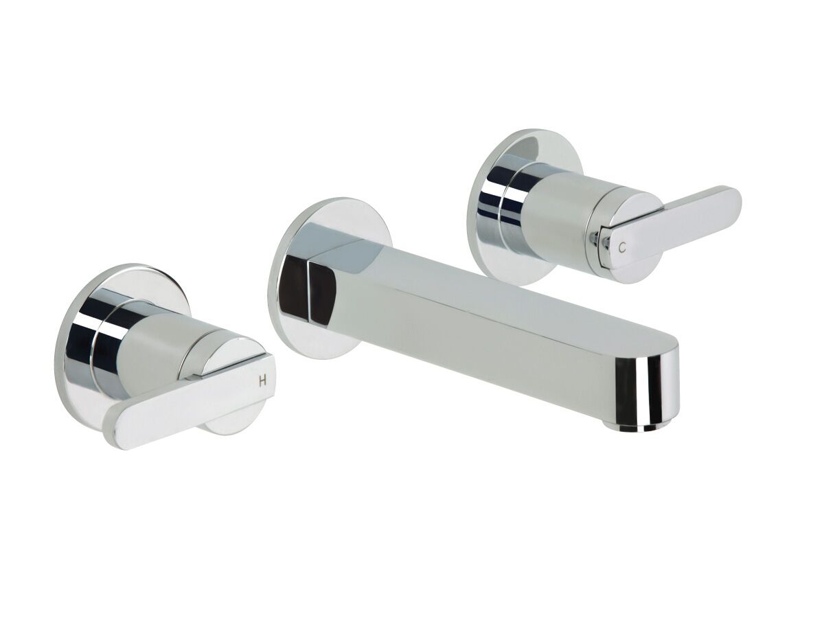 Luka Wall Basin Set 150mm Chrome (6 Star) from Reece