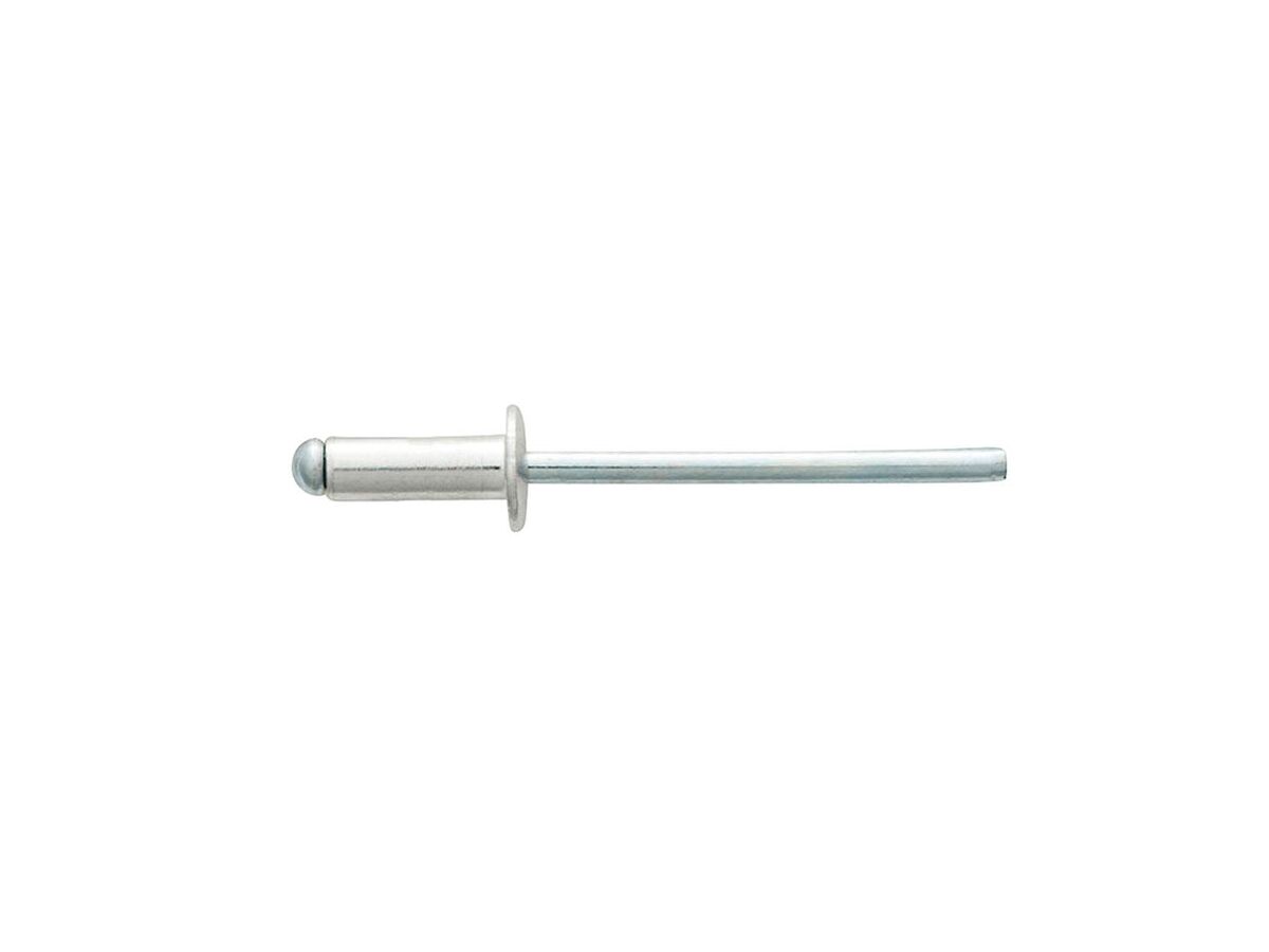 4-3 Open Rivet (Aluminium/Steel) Dome Head from Reece