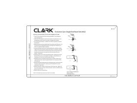 Clark Evolution Care Single Bowl Left Hand 1 Taphole from Reece