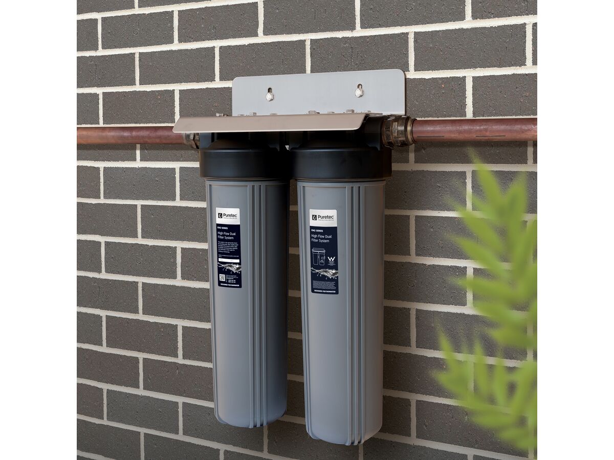 Puretec Twin Rain Filter 150Lpm 40mm from Reece