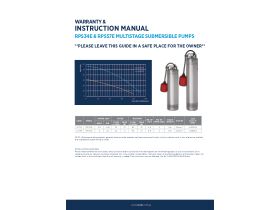 Reefe RPS57E Multistage Submersible Pump with Integral Pressure ...