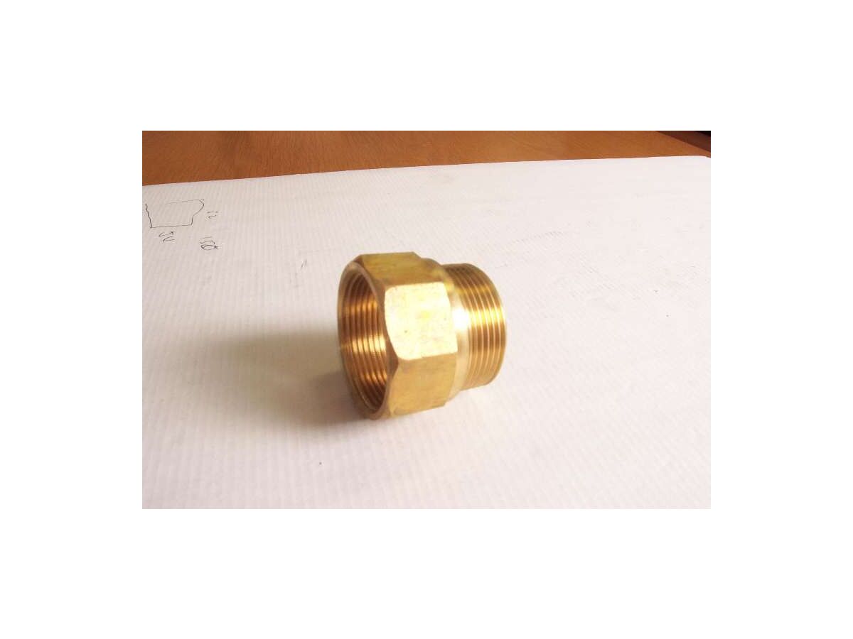 Brass Socket Male & Female Reducing 40mm x 32mm from Reece