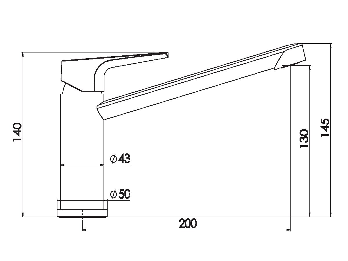 Posh Solus MK2 Deluxe Sink Mixer Tap with Swivel Outlet Chrome Plated ...