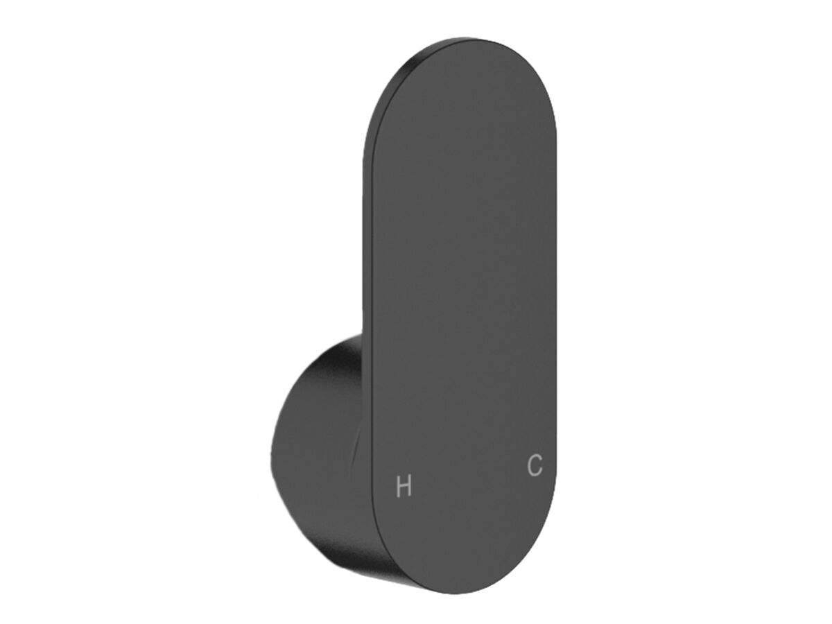 Mizu Soothe MK2 Floor Mounted Bath Mixer Handle Set Only Matte Black ...