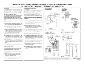 Stylus Venecia 450 Wall Basin 1 Taphole Caroma White from Reece