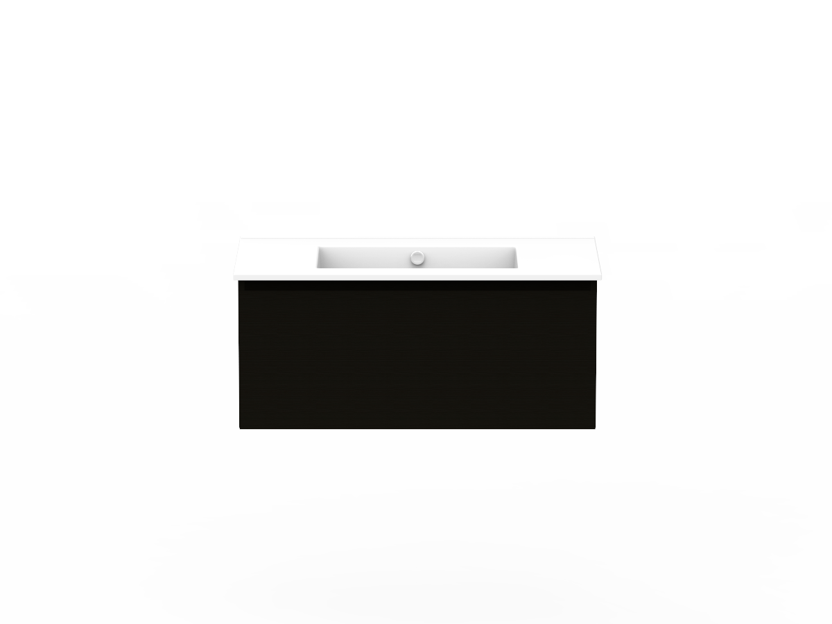 Posh Domaine Plus All Drawer 900mm Wall Hung Vanity Centre Basin ...