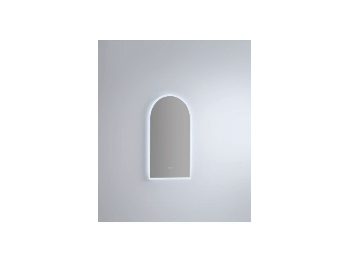 Arch LED Mirror 500mm with Demister from Reece