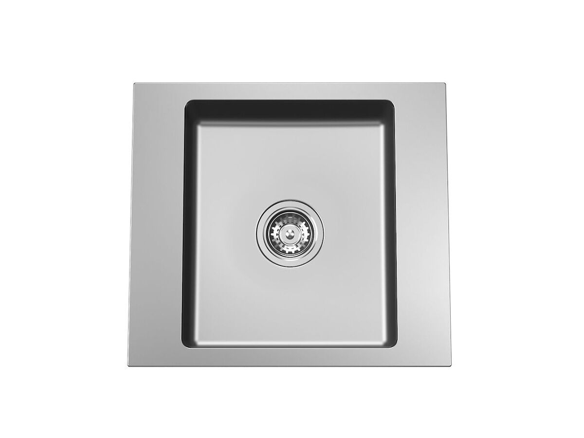 Caroma Evolution Care Single Bowl Overmount Reversible 1 Taphole ...