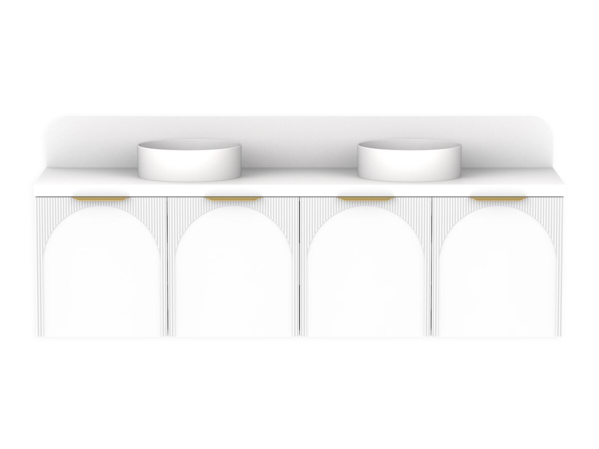 ADP Archie by Alisa & Lysandra All Door Wall Hung Vanity Unit Double ...