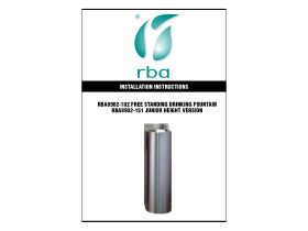 RBA Floor Mounted Drinking Fountain Stainless Steel from Reece