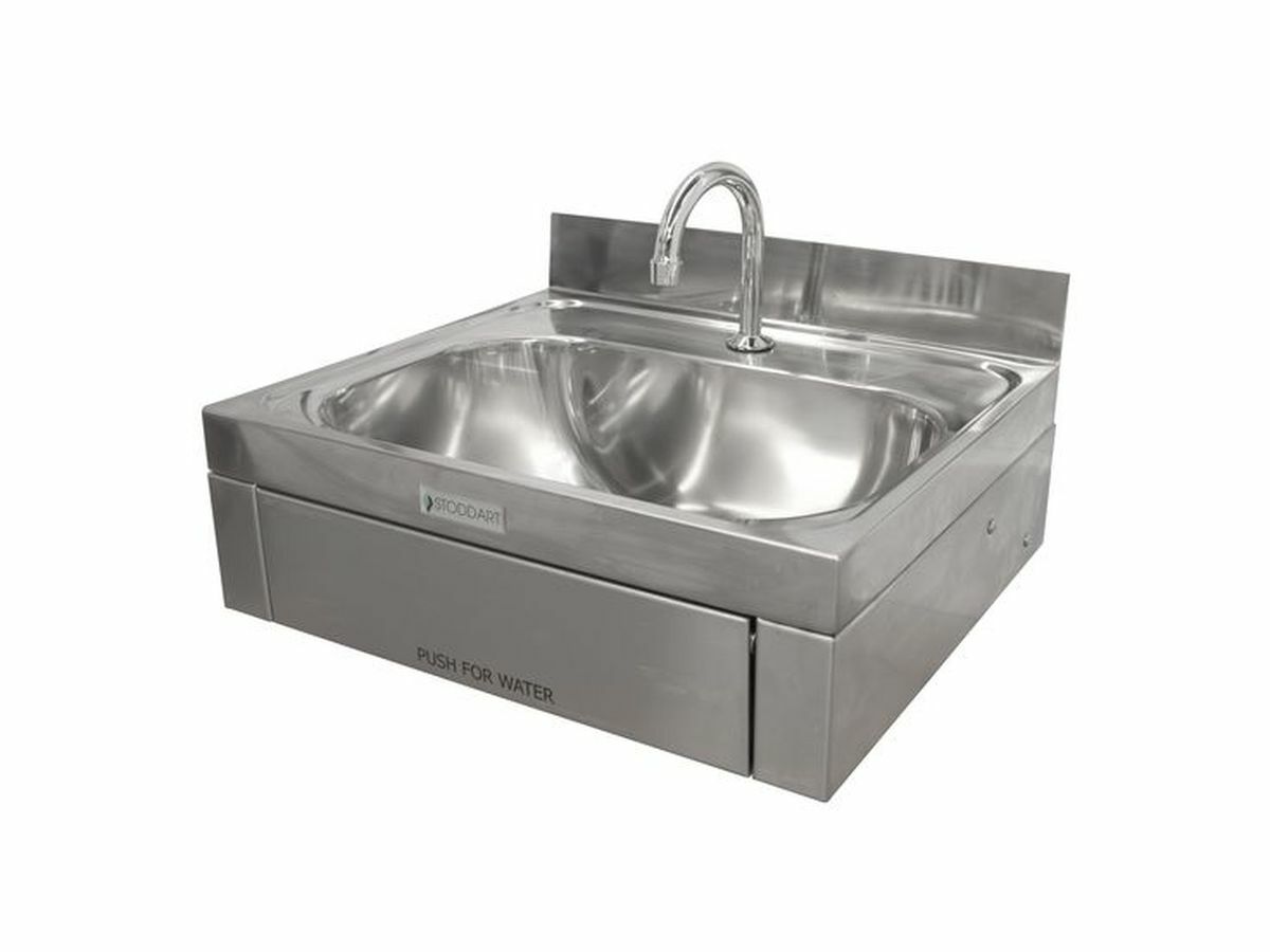 Hand Basin Easy Push Gal Bracket Stainless Steel from Reece
