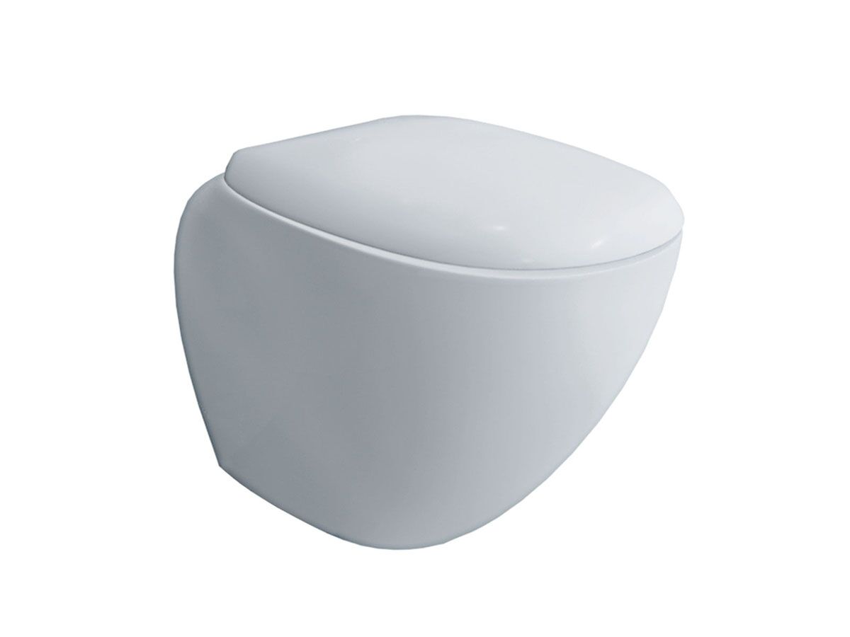 Pozzi Ginori Easy 02 Toilet Pan White/Chrome BTW Inwall Toilet Pan ...