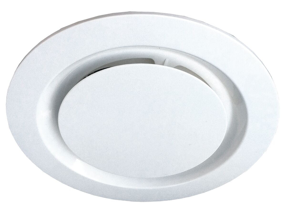 Fascia Round White suit 150mm Exhaust Fan from Reece