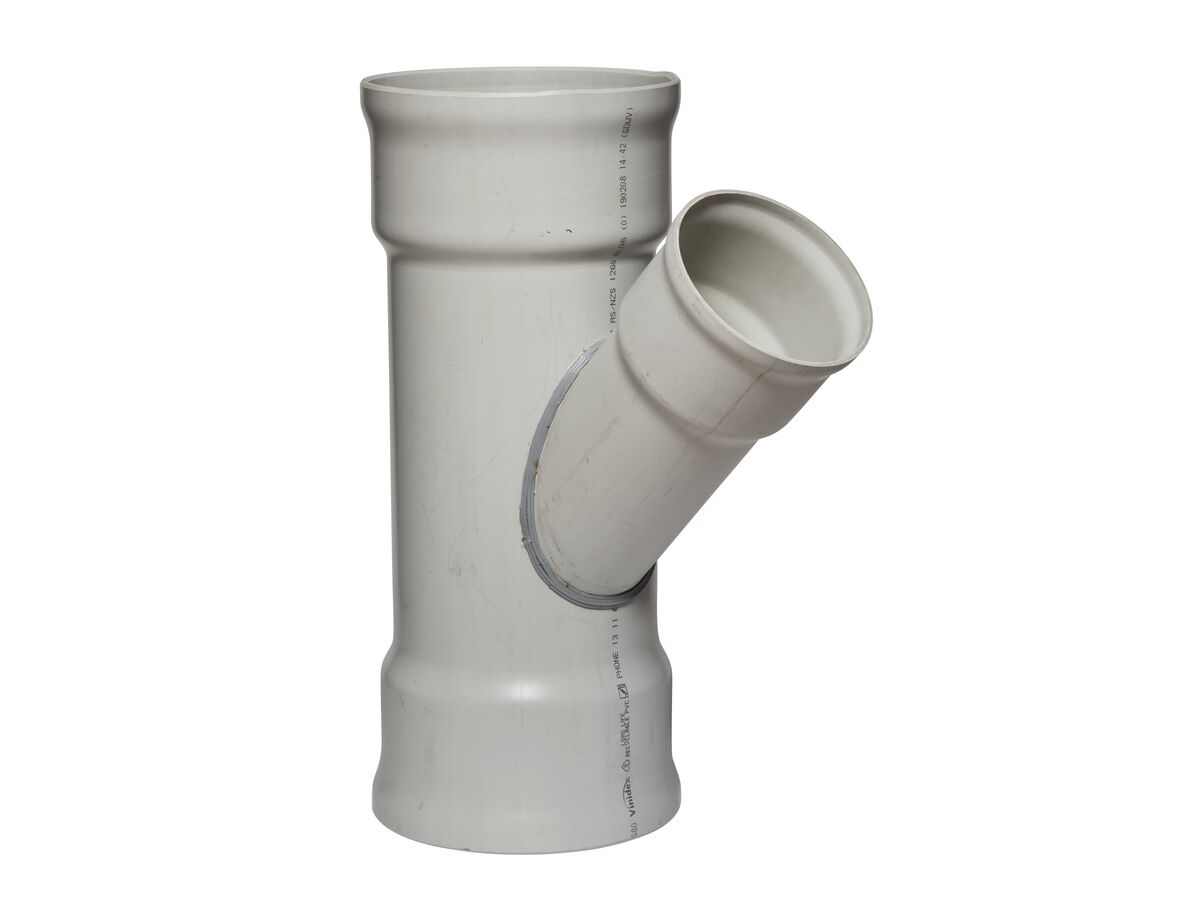 PVC Pro Junction F&F 375mm x 150mm x 45 Degree from Reece