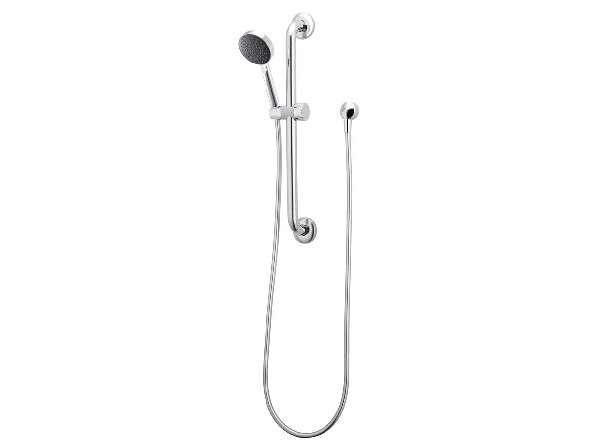 Posh Solus Para Health Rail Shower 1 Function 600mm Chrome (3 Star ...