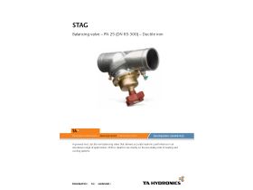 TA Balancing Valve STAG (73) 65mm from Reece