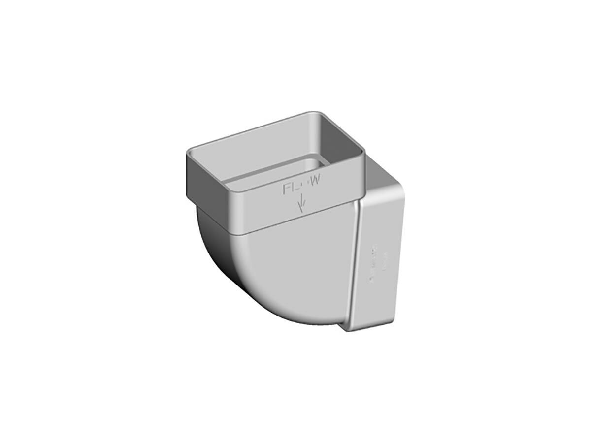 PVC Downpipe Reverse Elbow 100mm X 62mm X 90 Degree from Reece