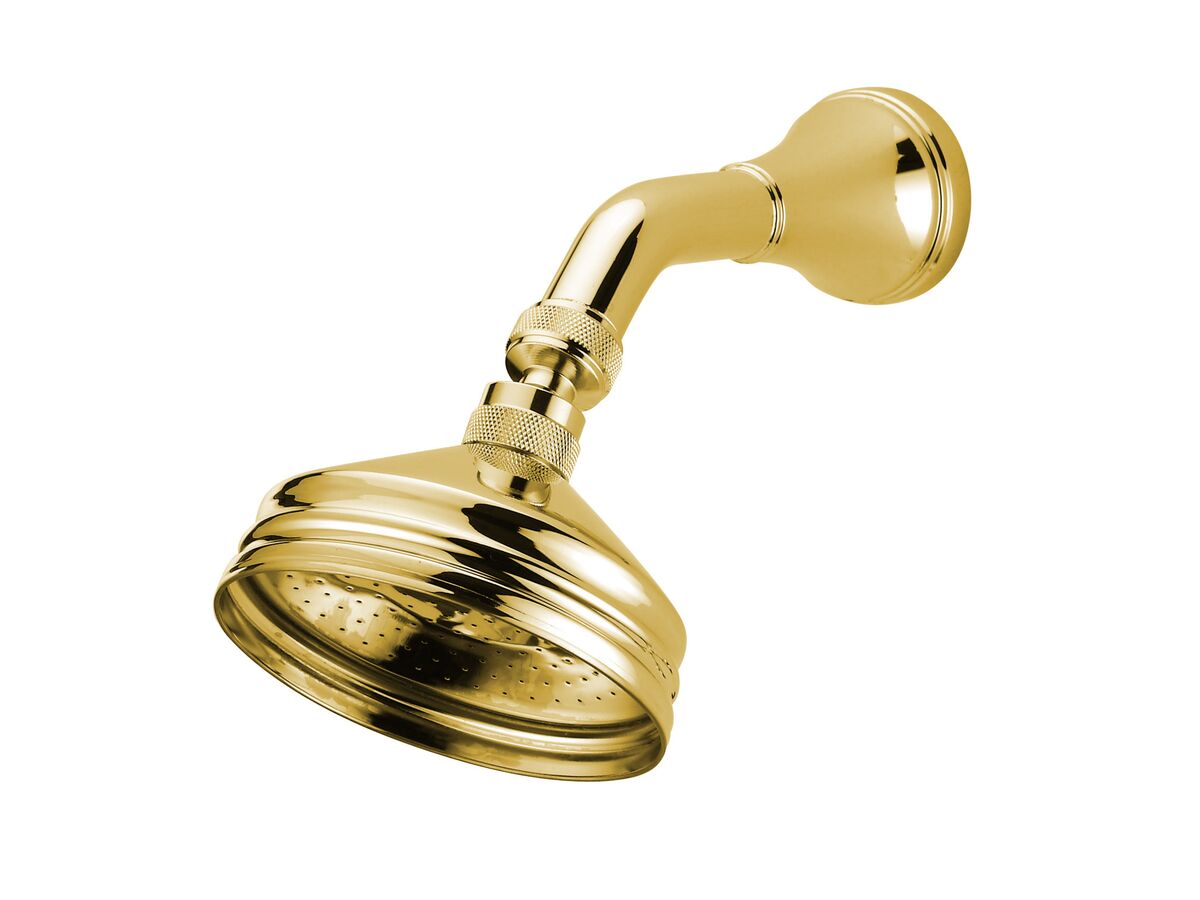 Kado Era Shower Arm & Rose Only Brass Gold (3 Star) from Reece