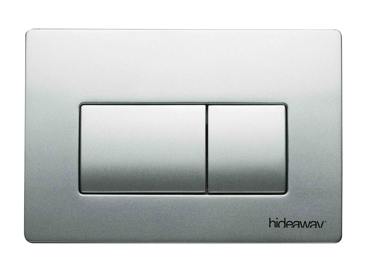 Hideaway Pneumatic Undercounter Access Push Plate ABS Chrome from Reece