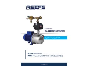 RainPro RM4000-3 System with Reefe PRJ65 Pressure Pump RMV3550 Valve & 25mm Y Strainer from Reece