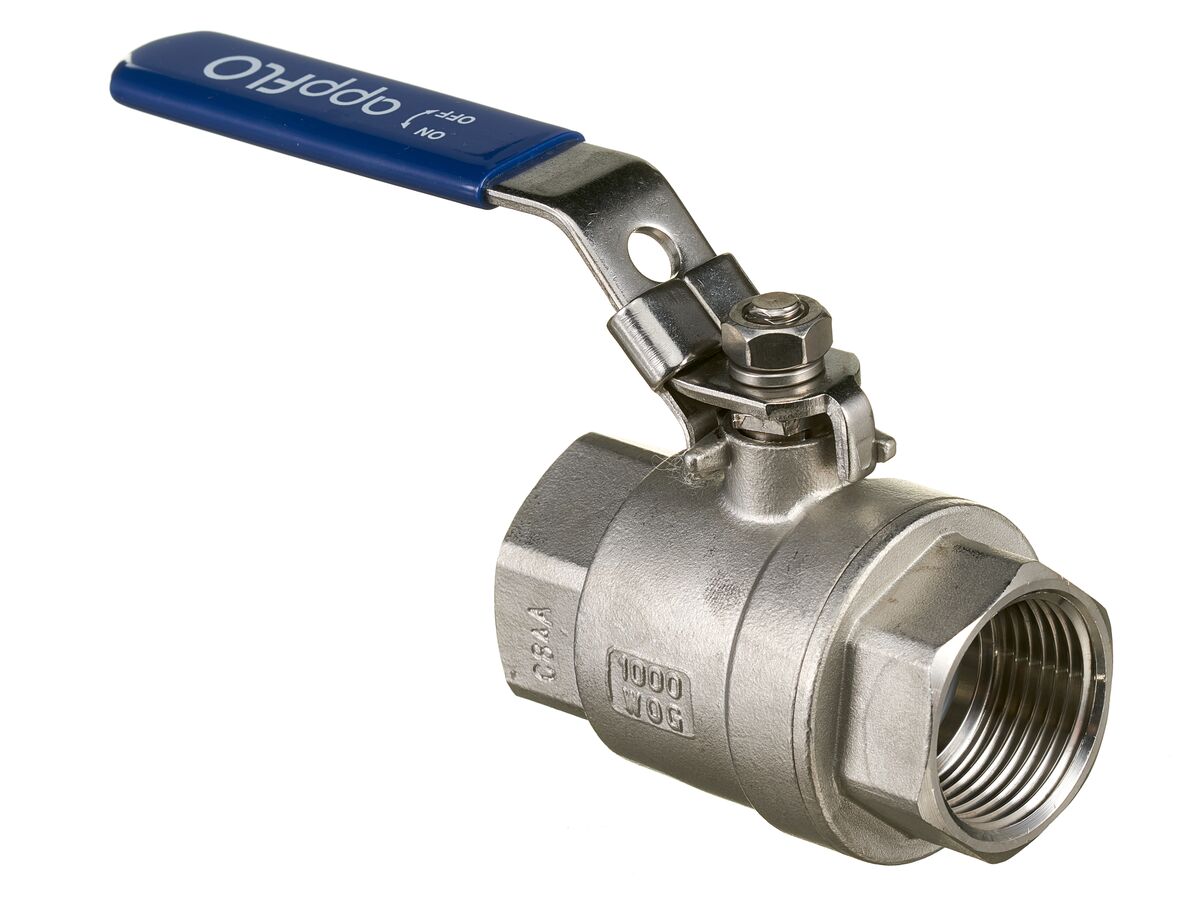 Stainless Steel 316 Ball Valve Lockable 2Pce 25mm from Reece