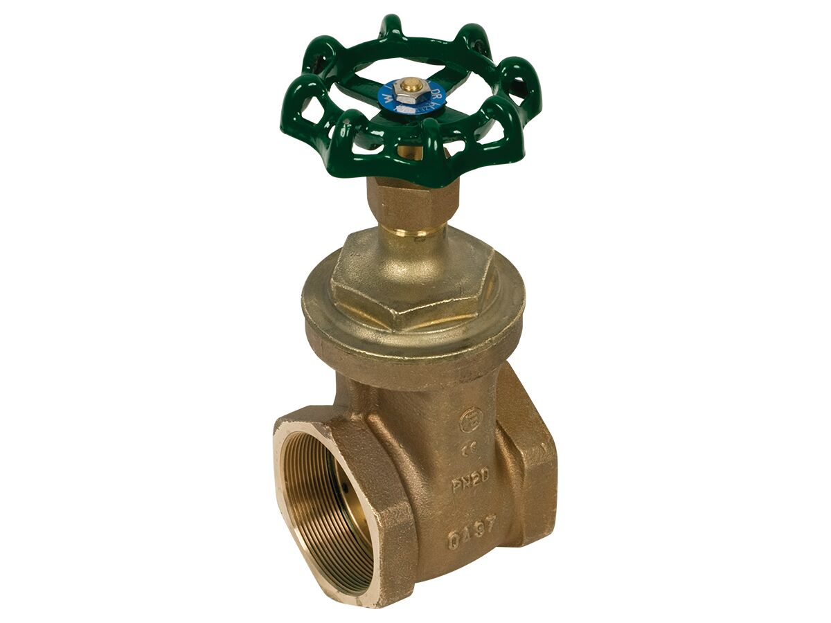 Zetco Watermarked Bronze Gate Valve Female & Female 50mm from Reece