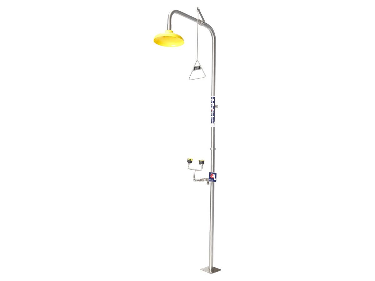 Deluge Shower & Eye Wash Hand Operated No Bowl from Reece