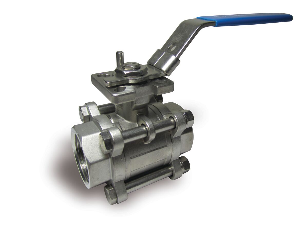 Stainless Steel 316 Ball Valve 3 Piece Full Bore 20mm from Reece