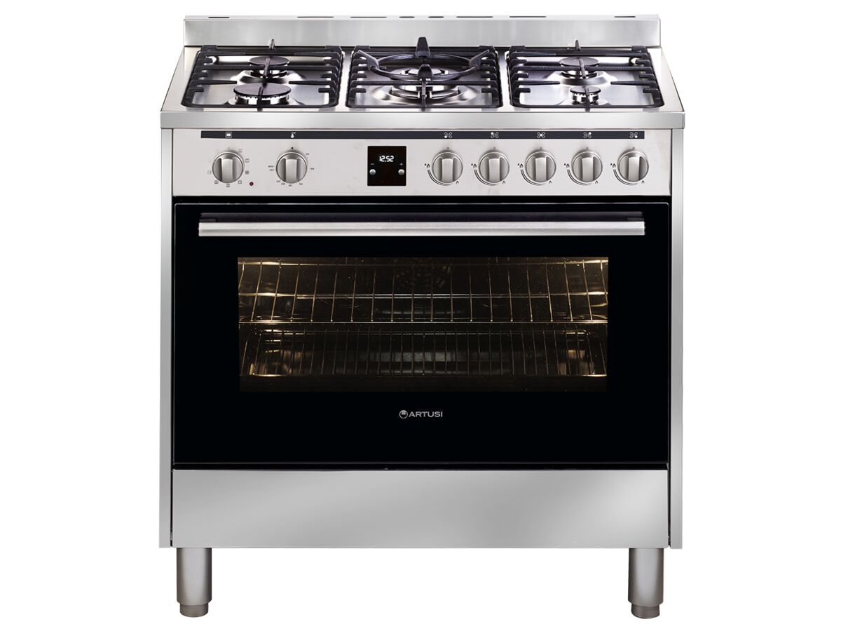 Artusi AFG913X/1 90cm Upright 5 Burner Electric Oven from Reece