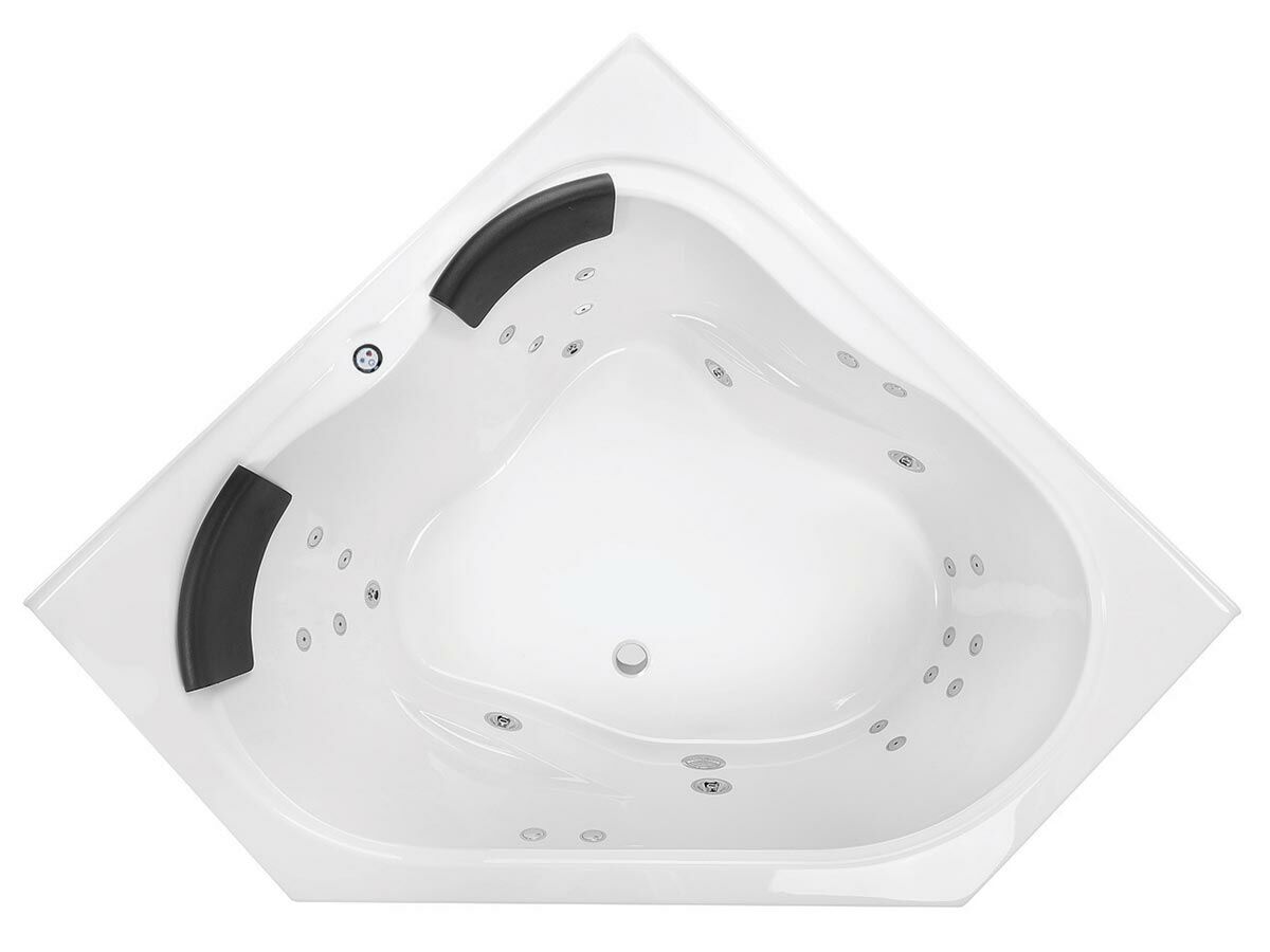 Positano Dolce Vita Spa White/ Chrome Flush Spa Key from Reece