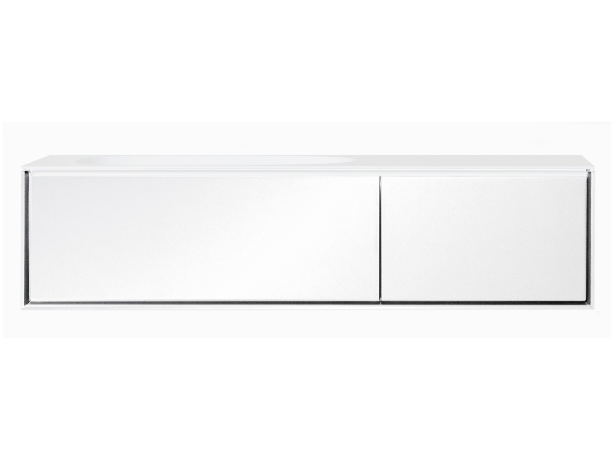 ISSY Glide 1400mm - 1499mm Custom Wall Hung Vanity Unit Single Bowl 2 ...