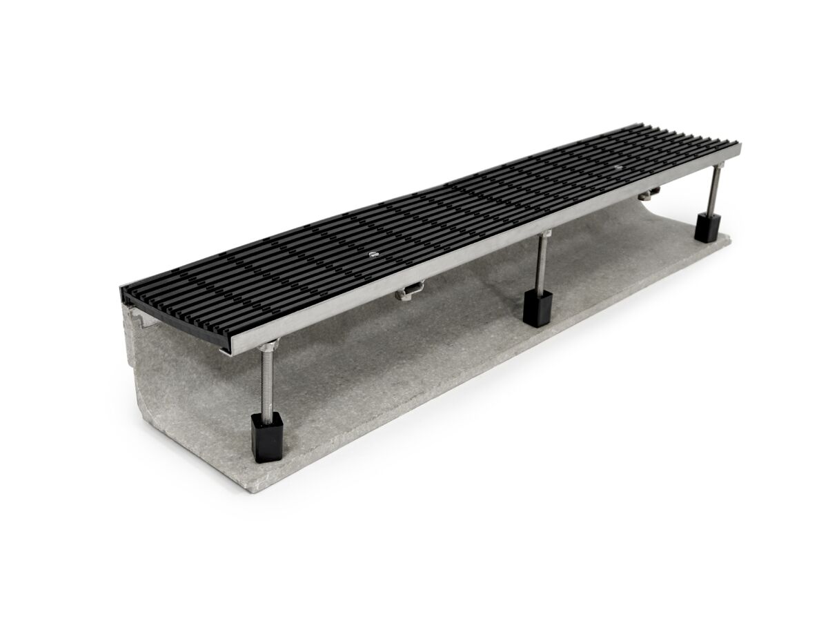 Perimeter Drain Channel with GFN Grate x 1mtr Length from Reece