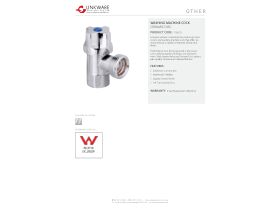 Ceramic Disc Washing Machine Cock from Reece